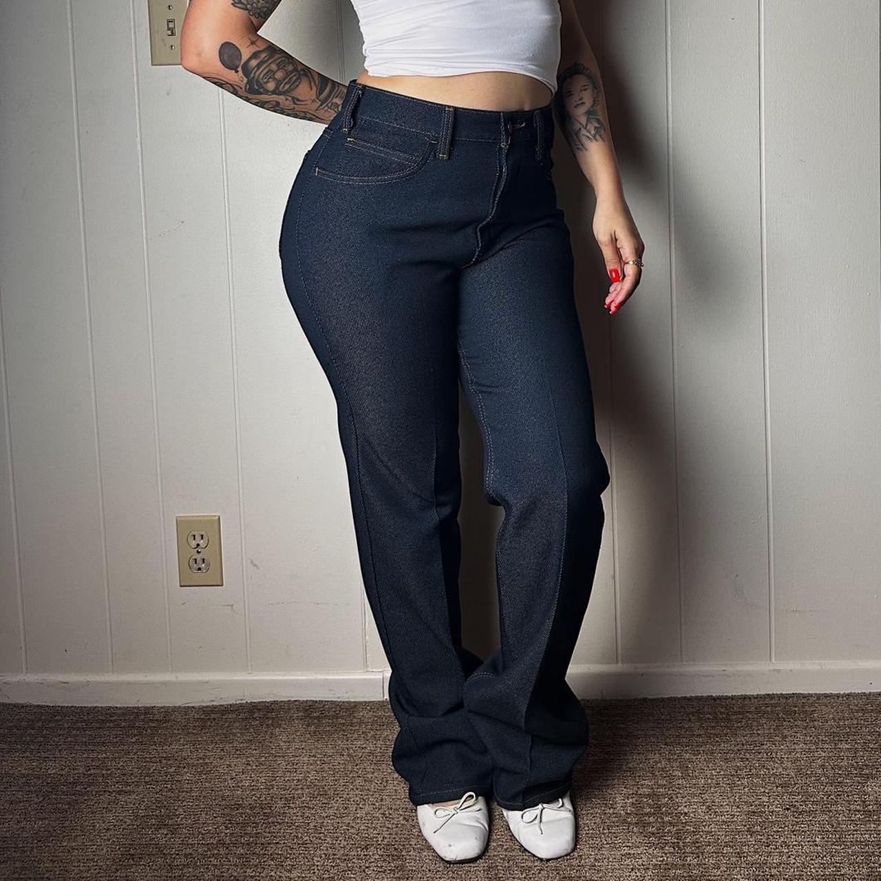 Vintage 1970s Orange tab Levi’s Ments pants in a... - Depop