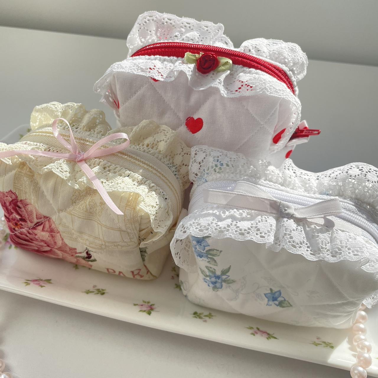 🎀 new quilted pouches 🎀 ~ handmade using thrifted... - Depop