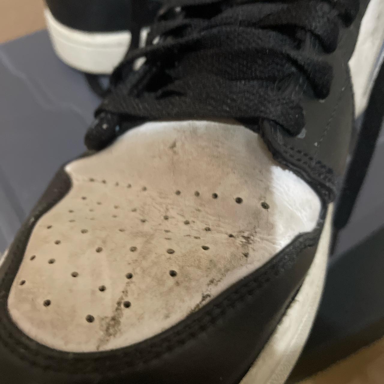 Jordan 1 Mid Racer Blue Worn Heavily Lots Of Defects - Depop