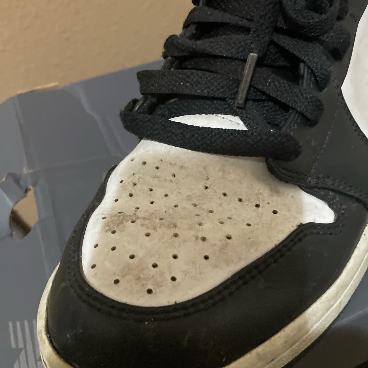 Jordan 1 Mid Racer Blue Worn Heavily Lots Of Defects - Depop