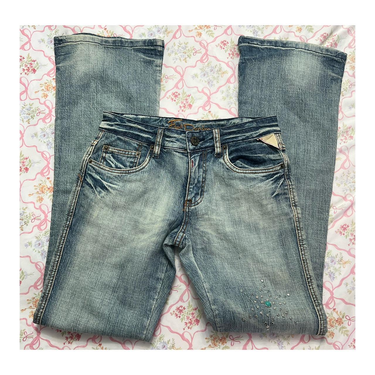 Fried Denim embellished jeans with studded details... | Depop