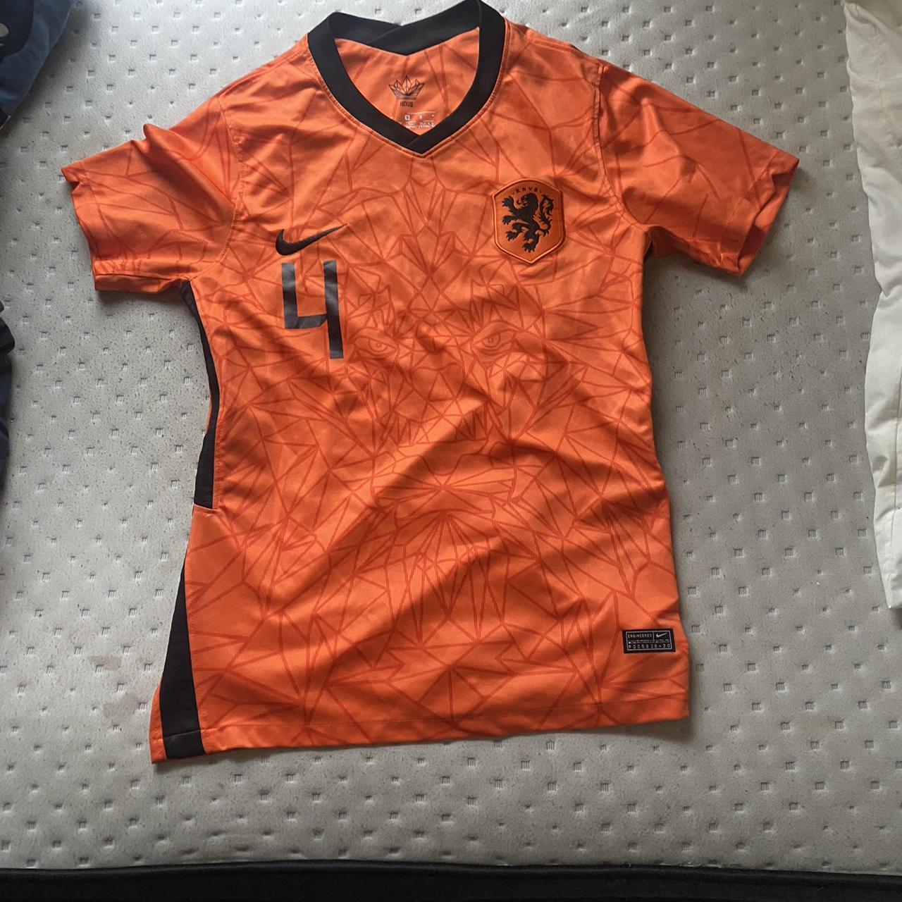 2020-21 NETHERLANDS VIRGIL VAN DIJK JERSEY SIZE S... - Depop