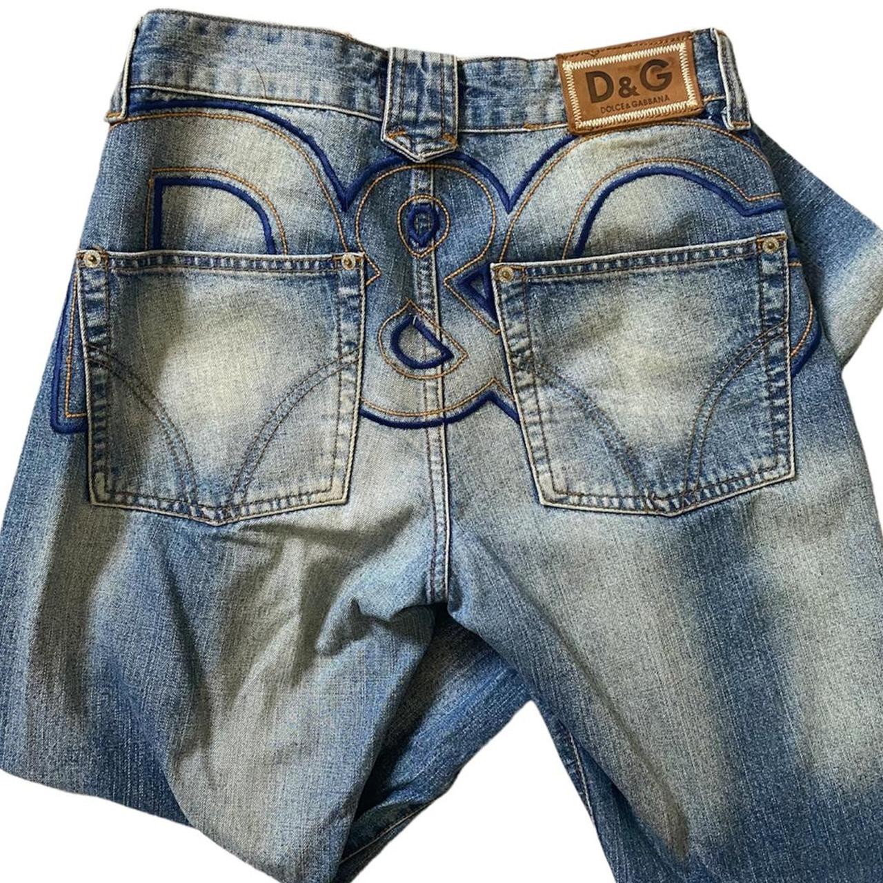 Vintage Dolce and Gabbana low waist baggy jeans D&G... - Depop