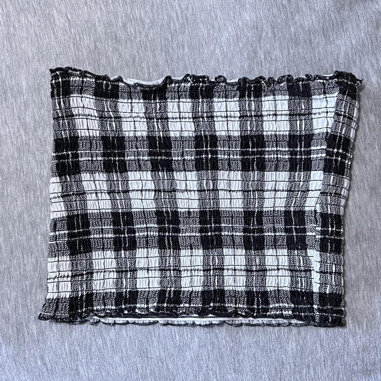 Hollister checkered tube top - Depop