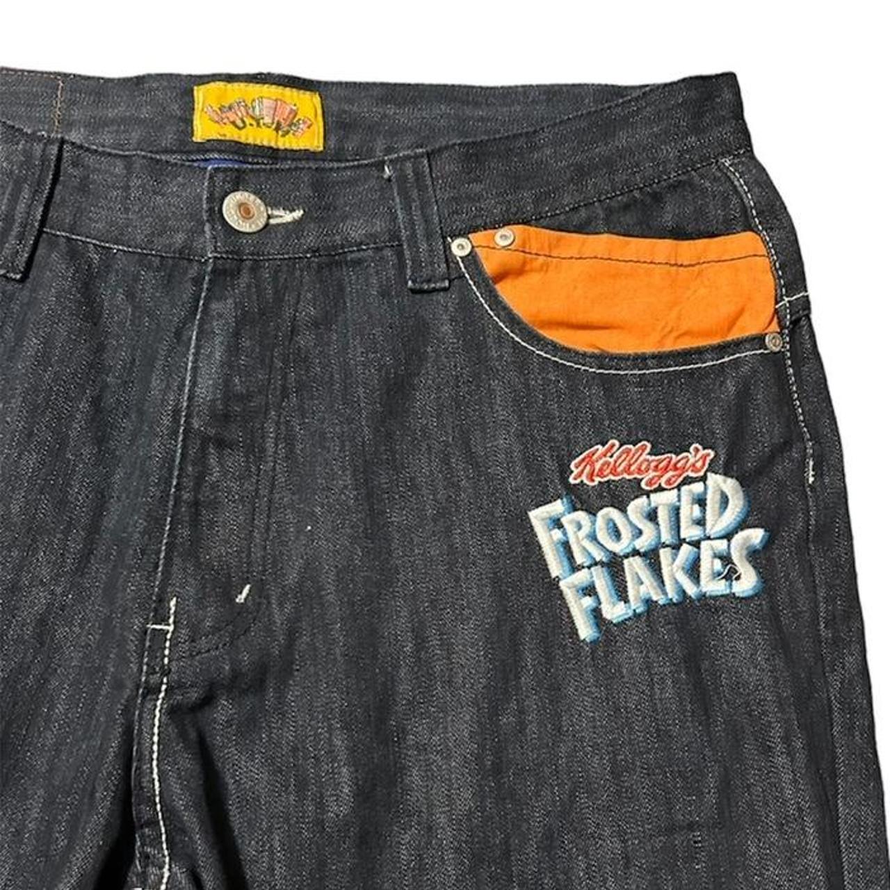 RARE Tony the Tiger “under the hood” denim. Size 38.... - Depop