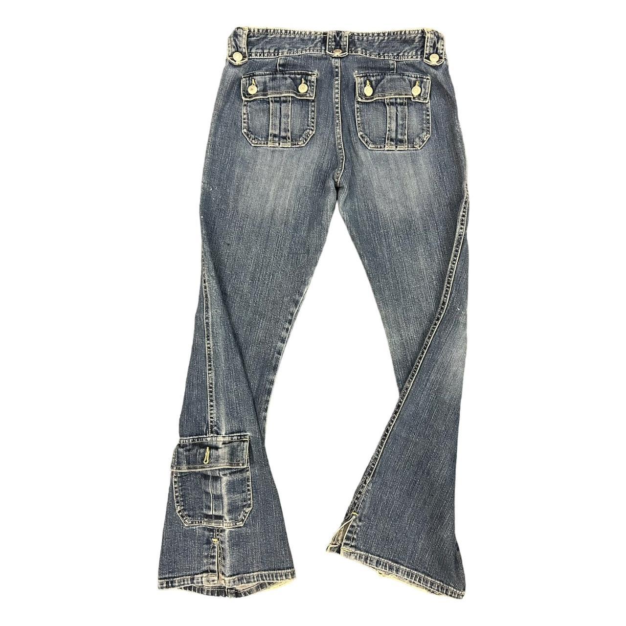 cool Old Navy flares with picket details by ankle.... - Depop