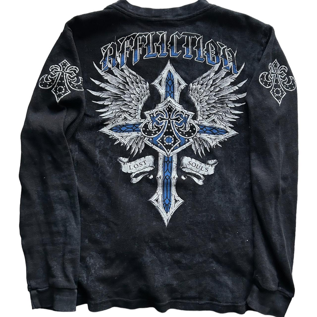 Boys Large affliction thermal. fits me like a small... - Depop
