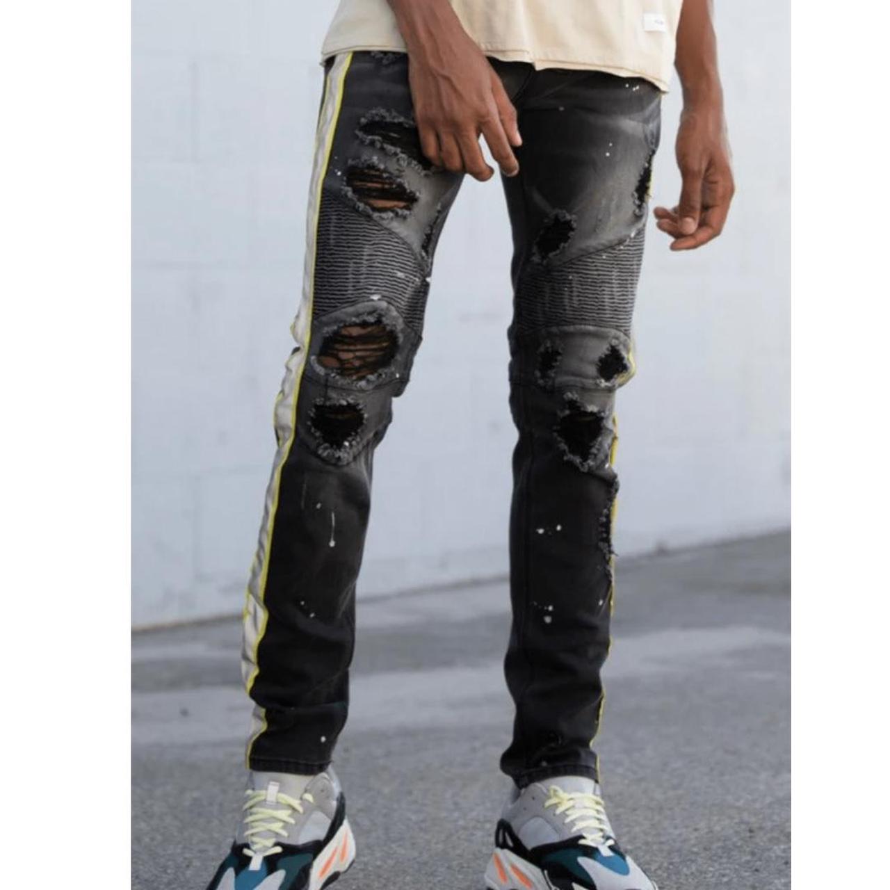 KDNK strip slim jeans 🚧 Brand new in package... - Depop