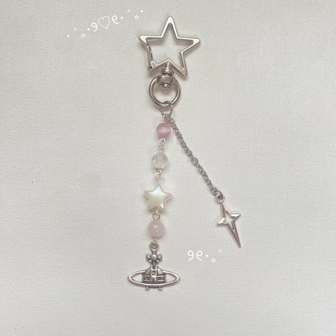 Coquette planet keychain ₊˚ *ੈ Msg to change it... - Depop