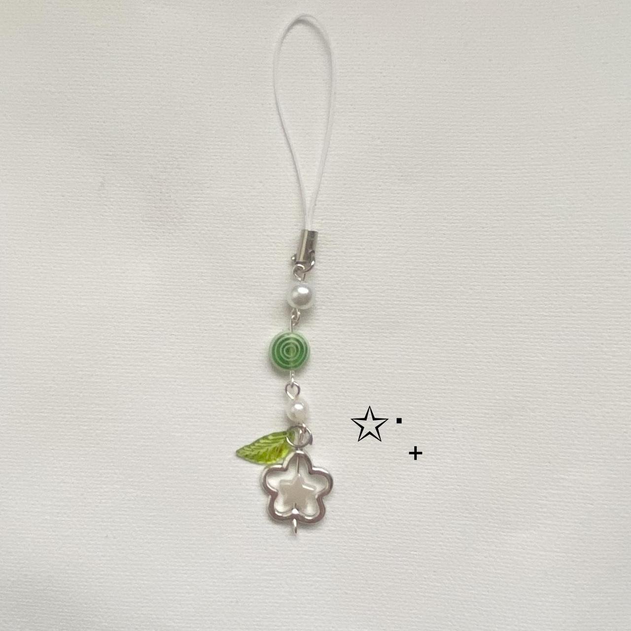 Green leaf phone charm ‧₊˚ Msg for any questions /... - Depop