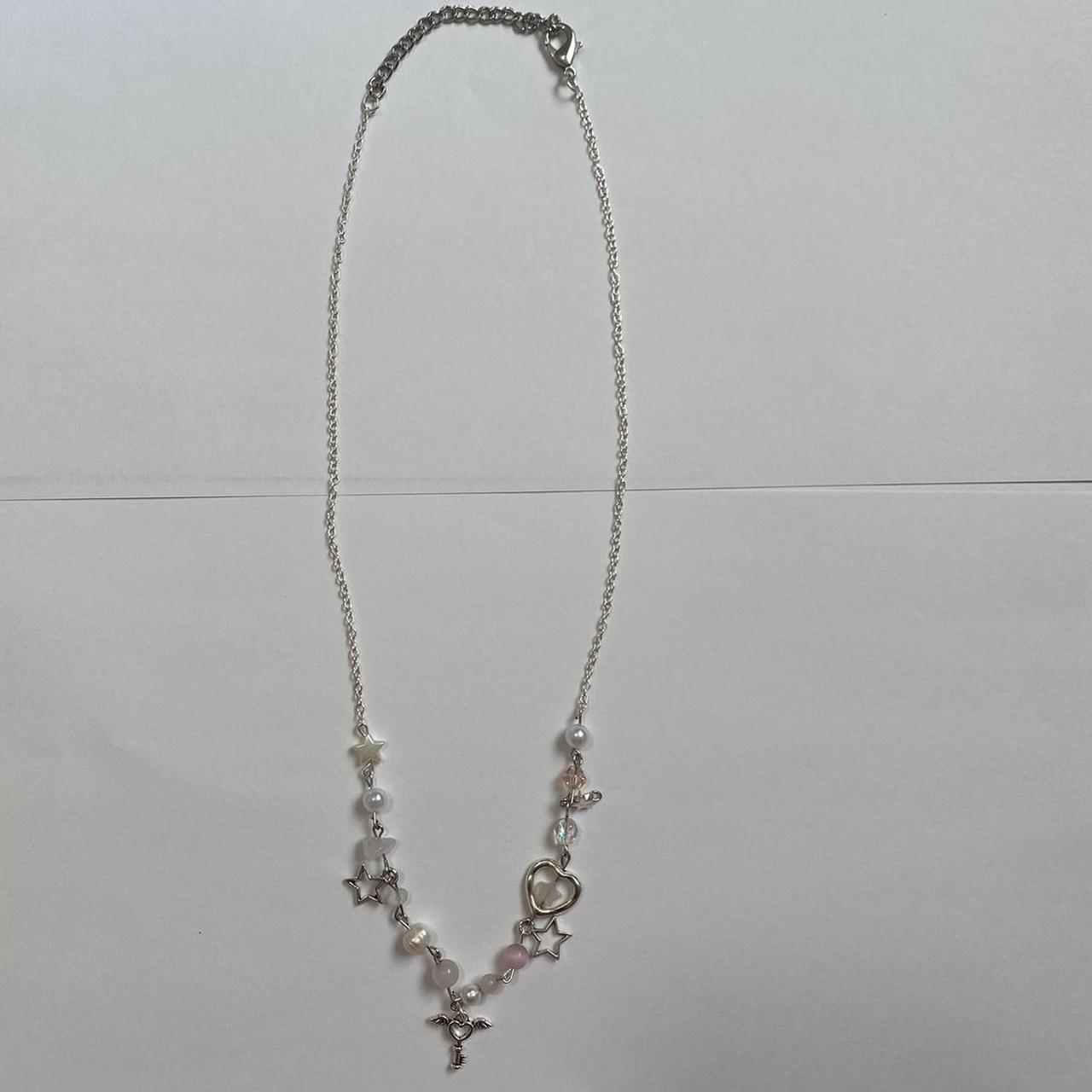 Coquette key heart necklace Dm for any questions /... - Depop