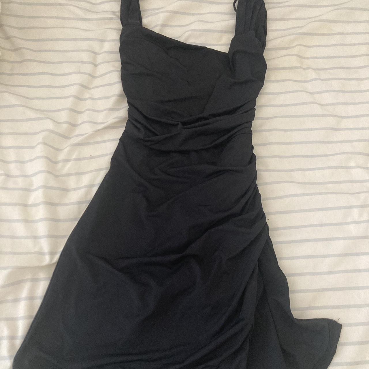 Lucy in the Sky Hoco dress Bodycon side slit dress... - Depop Lucy in the Sky Hoco dress Bodycon side slit dress... - Depop