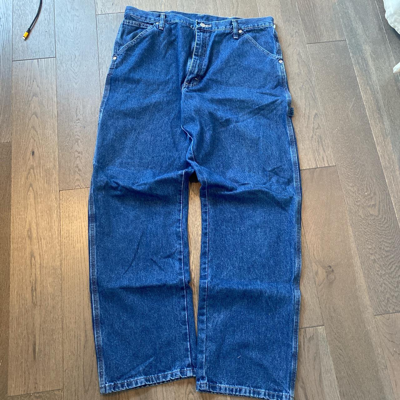 Super baggy wrangler jnco southpole type carpenters... - Depop