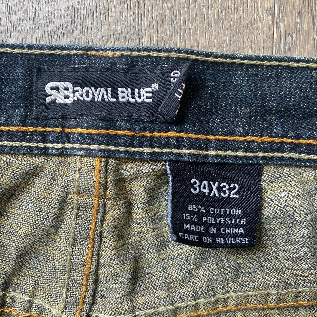Rare baggy fit royal blue southpole jnco type jeans... - Depop