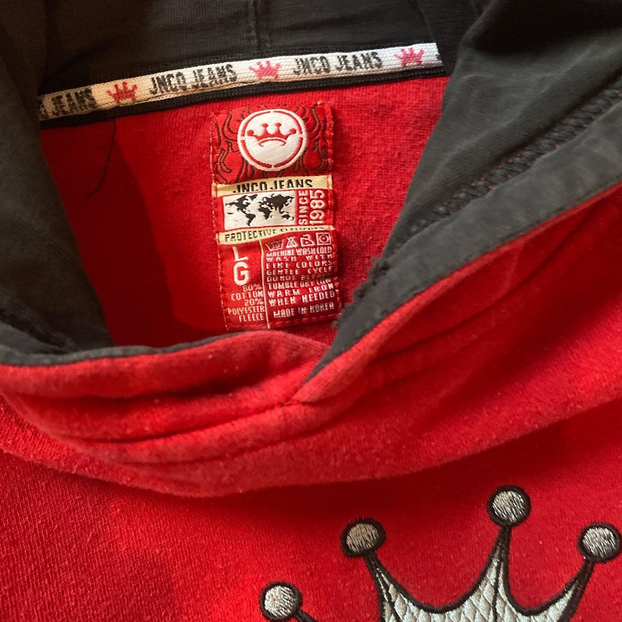 Super rare jnco jeans crown hoodie, crazy design and... - Depop