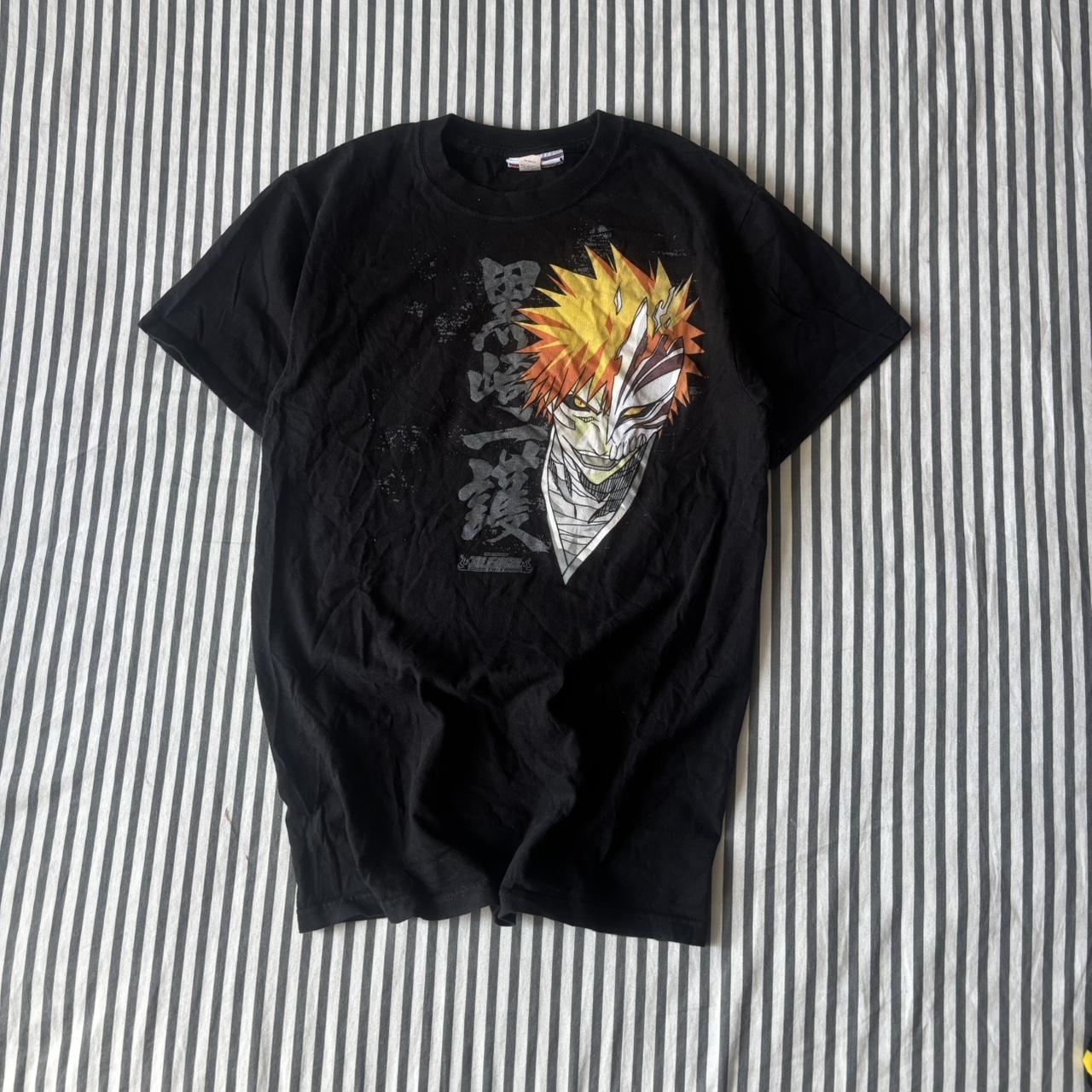 Y2K bleach anime shirt, tagged men’s small... | Depop