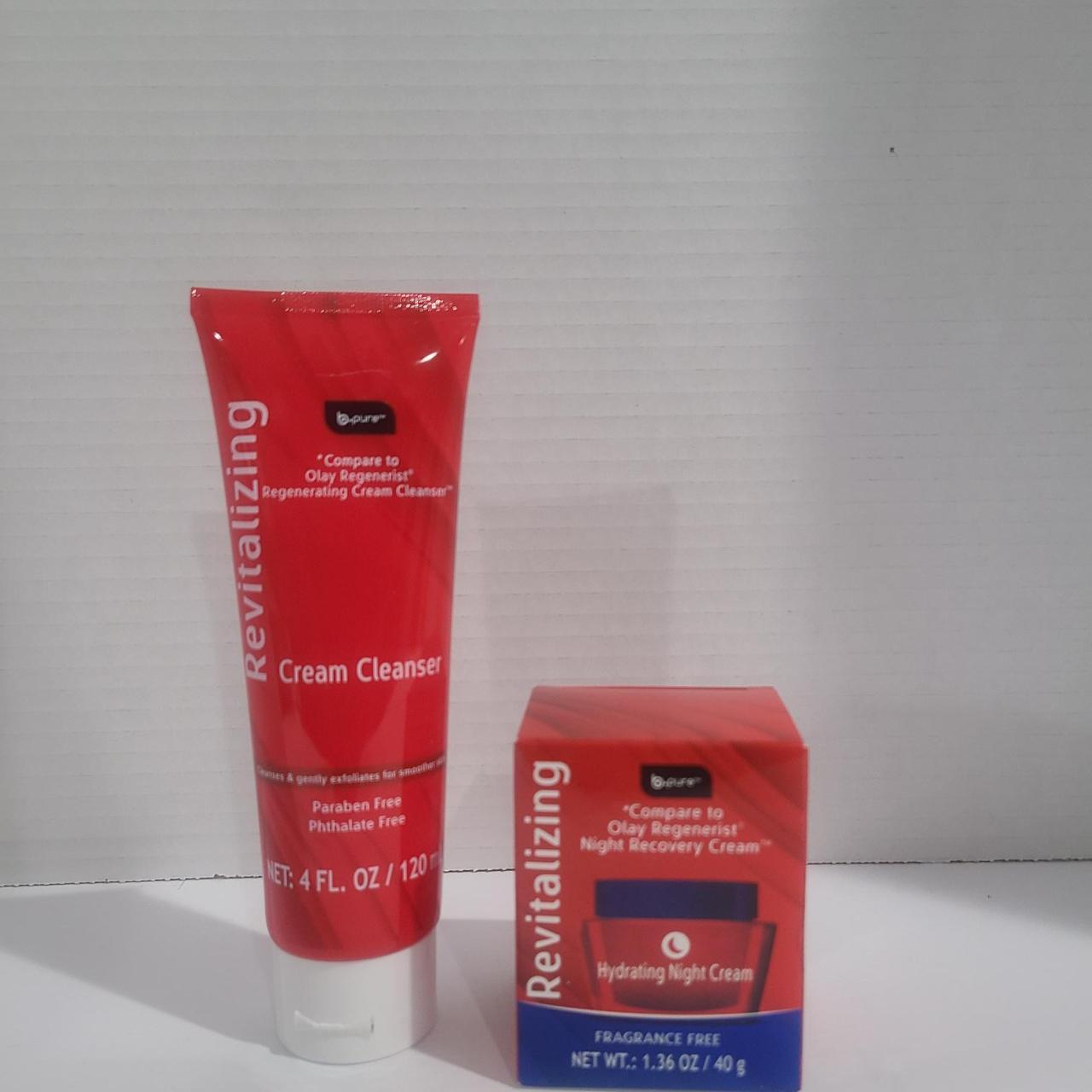 b-pure Hydrating Night Cream + Revitalizing Cream... | Depop