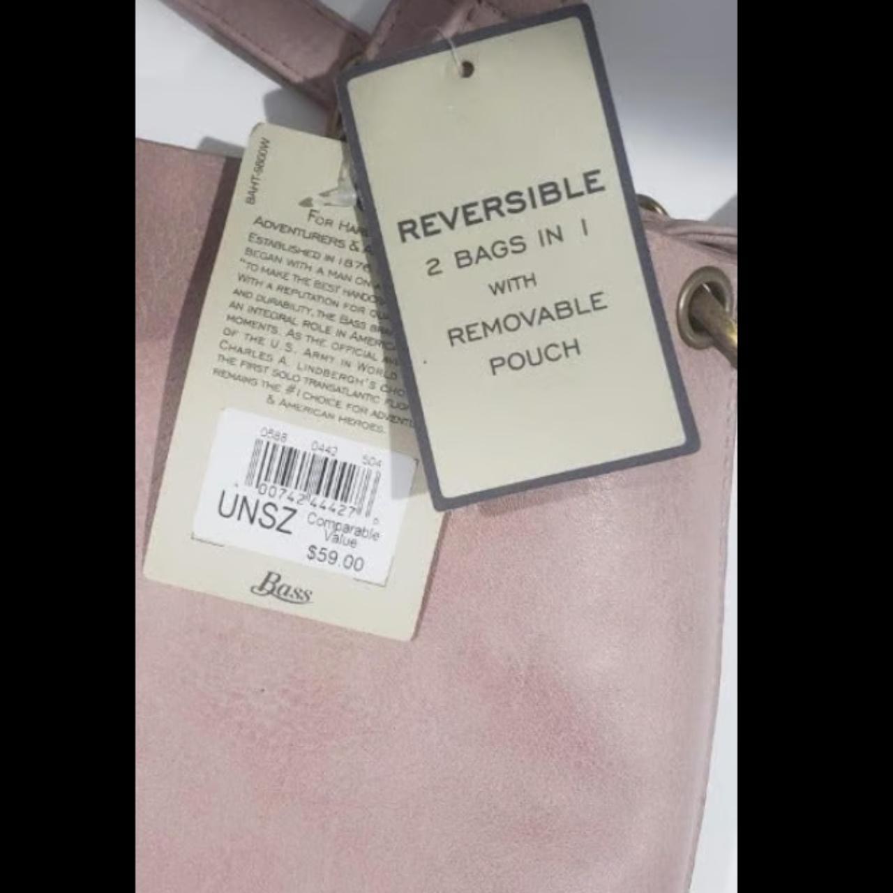 G.H. Bass &Co Beige-Pink Crossbody/handbag/shoulder... - Depop