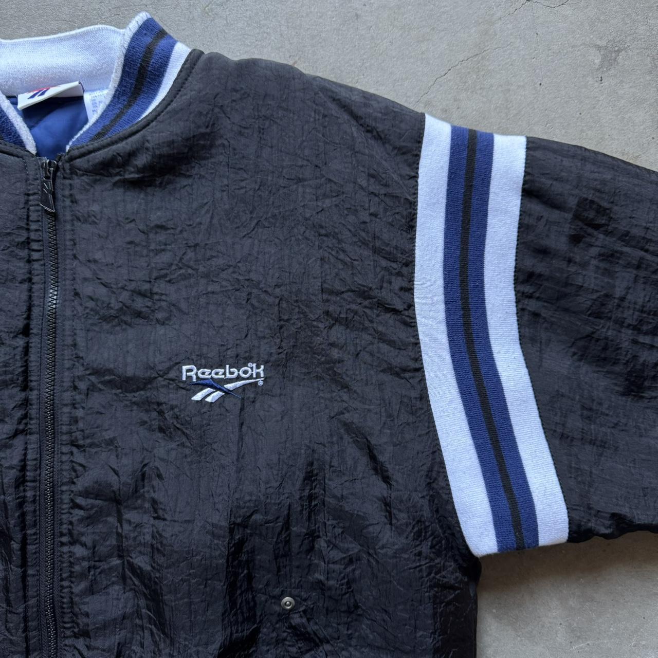 Insane vintage 90s Reebok puffer varsity... | Depop
