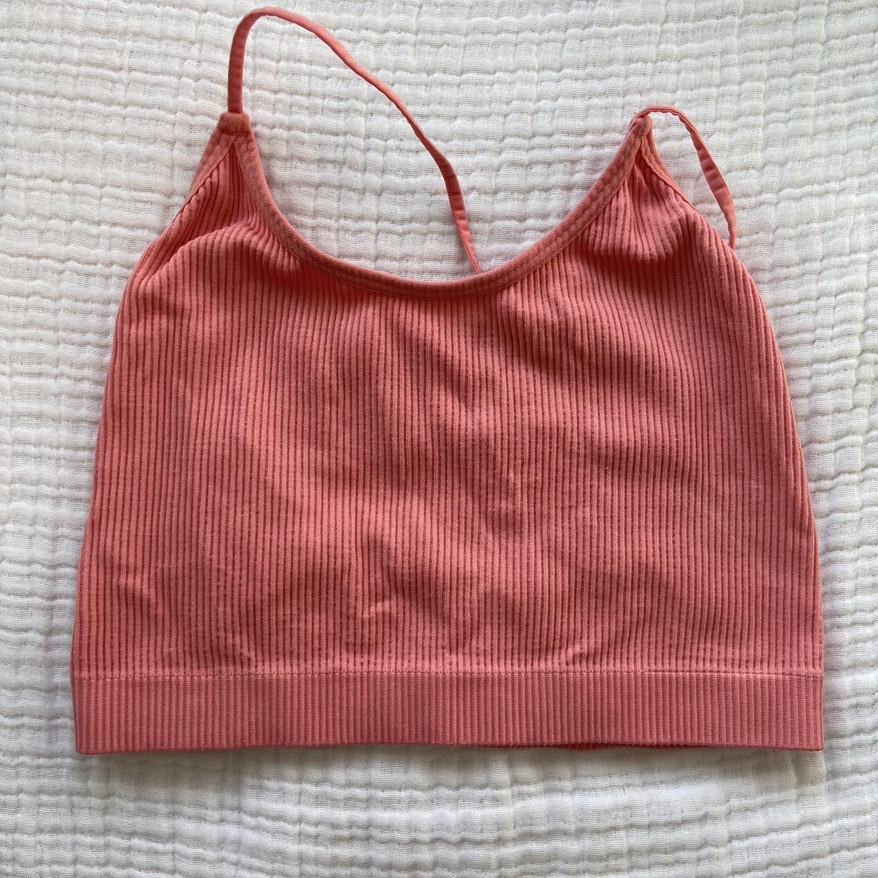 pink tank top, so soft - Depop