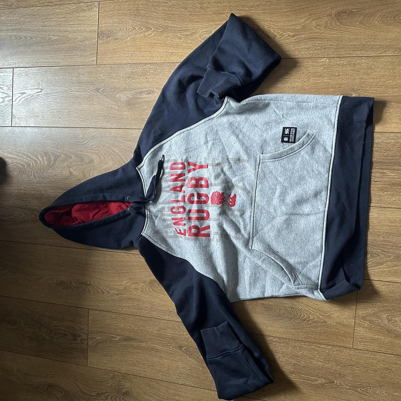 Official England rugby hoodie Size L As good as new - Depop