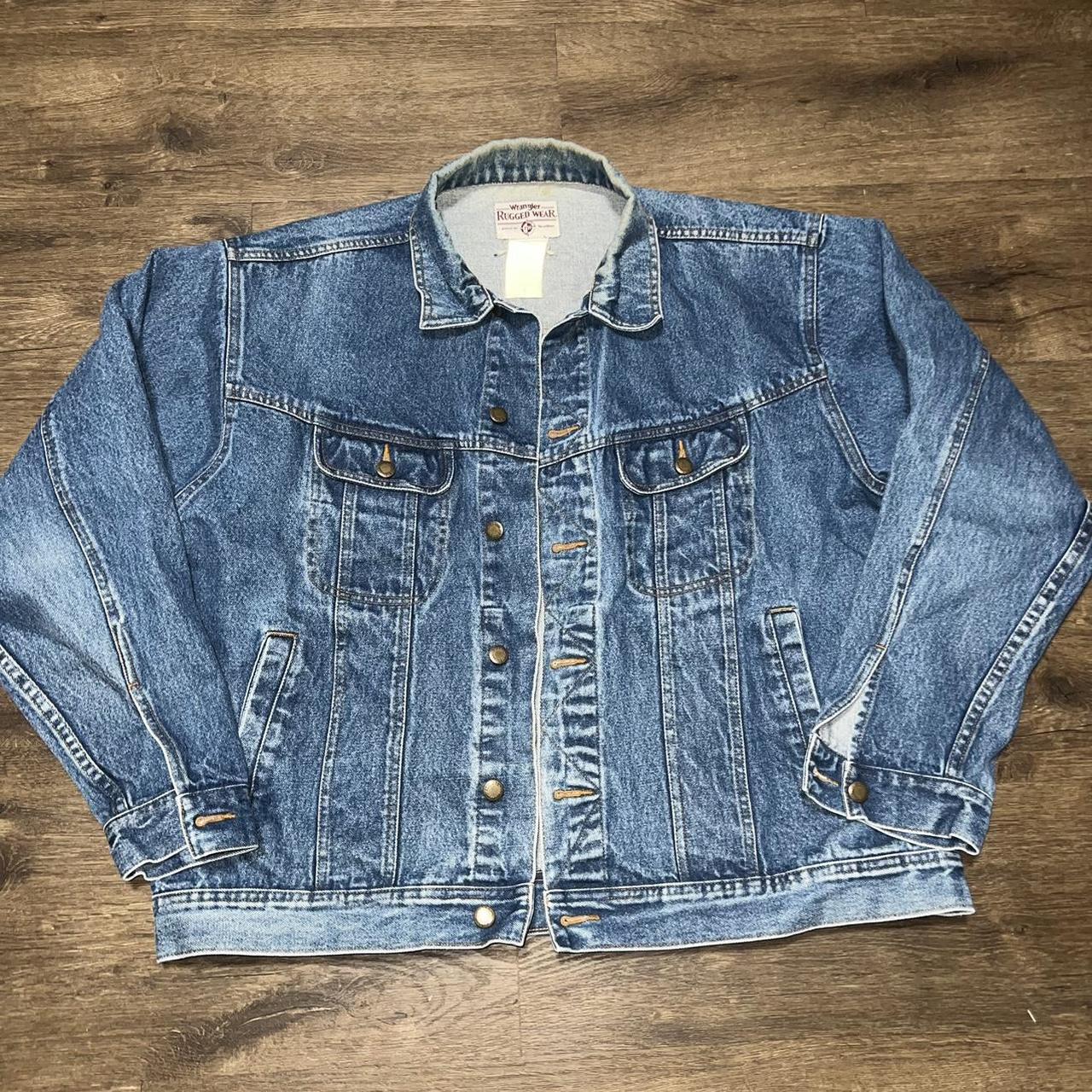 Vintage Wrangler Jean Jacket Type 1 Style - Depop
