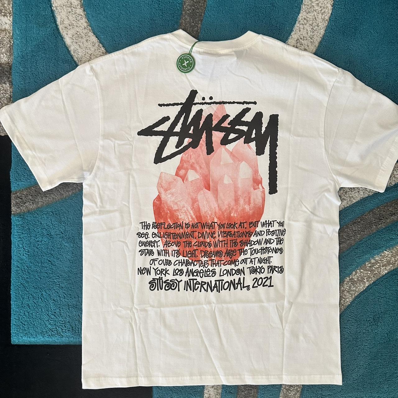 Stussy Reflection T-shirt White - Depop