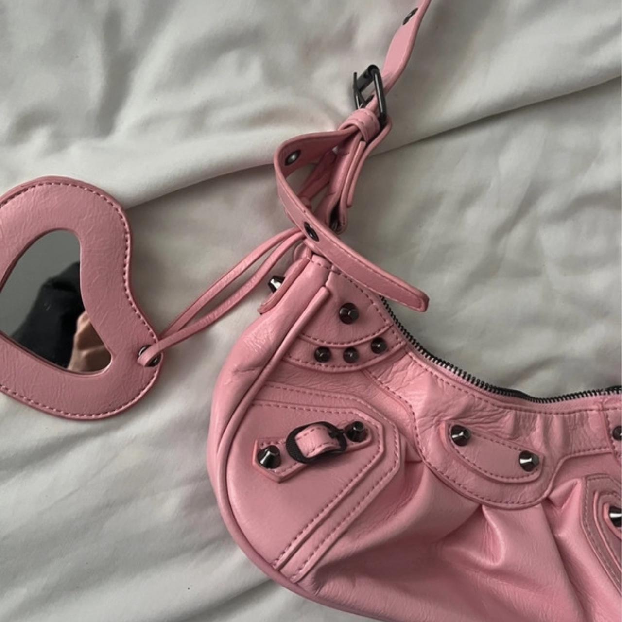 Pink love heart city bag Inspired bag Instagram... - Depop