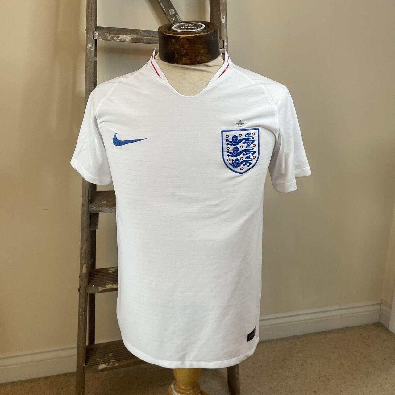 Nike dri-fit England 2018 Football home shirt Small... - Depop