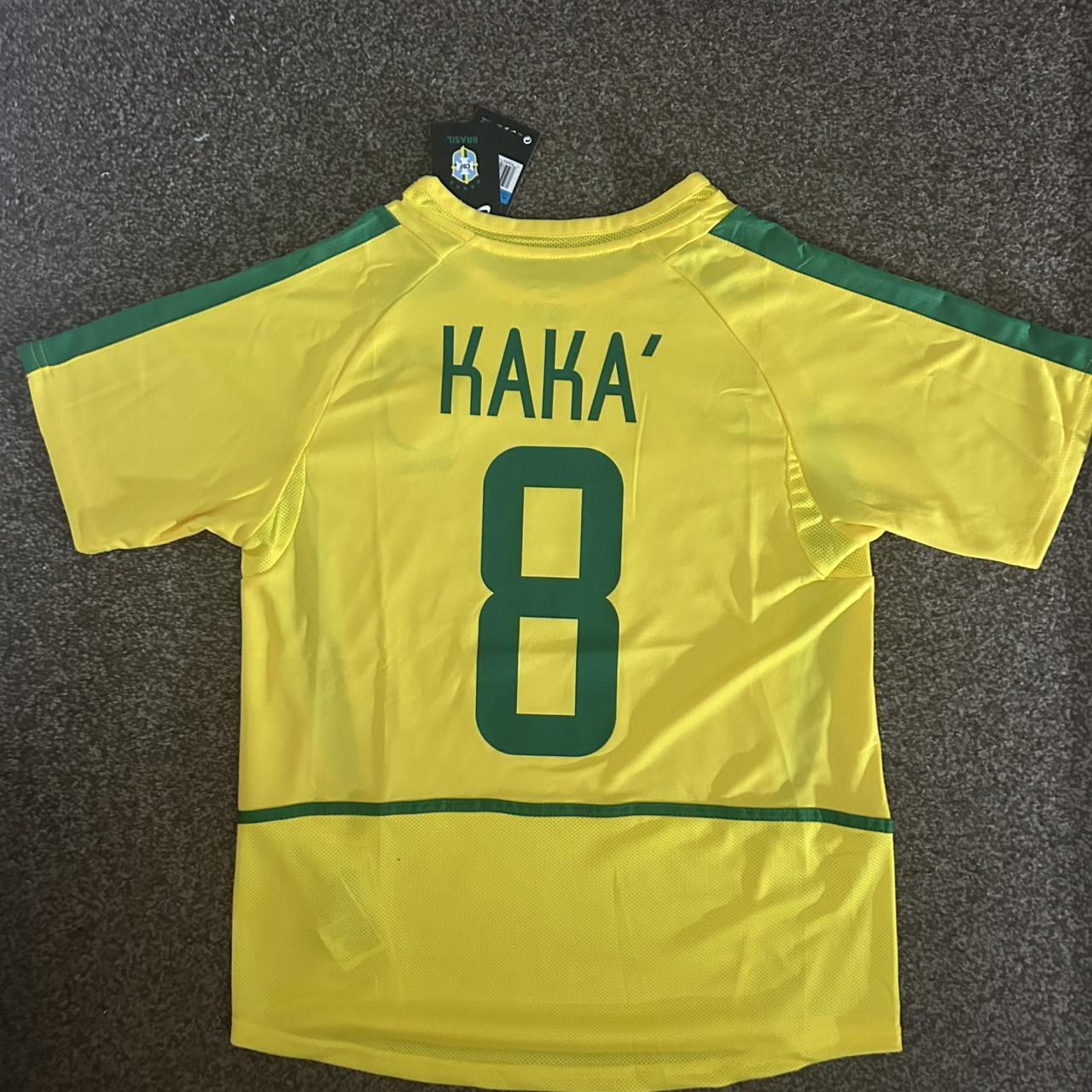 Brazil 2002 World Cup Kit Kaka Number 8 -Same day... | Depop