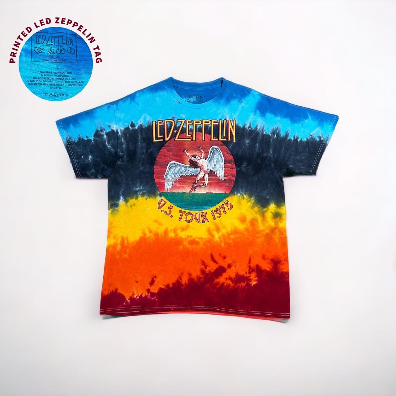 Led Zeppelin Tie Dyed Tee | [L] Product... - Depop