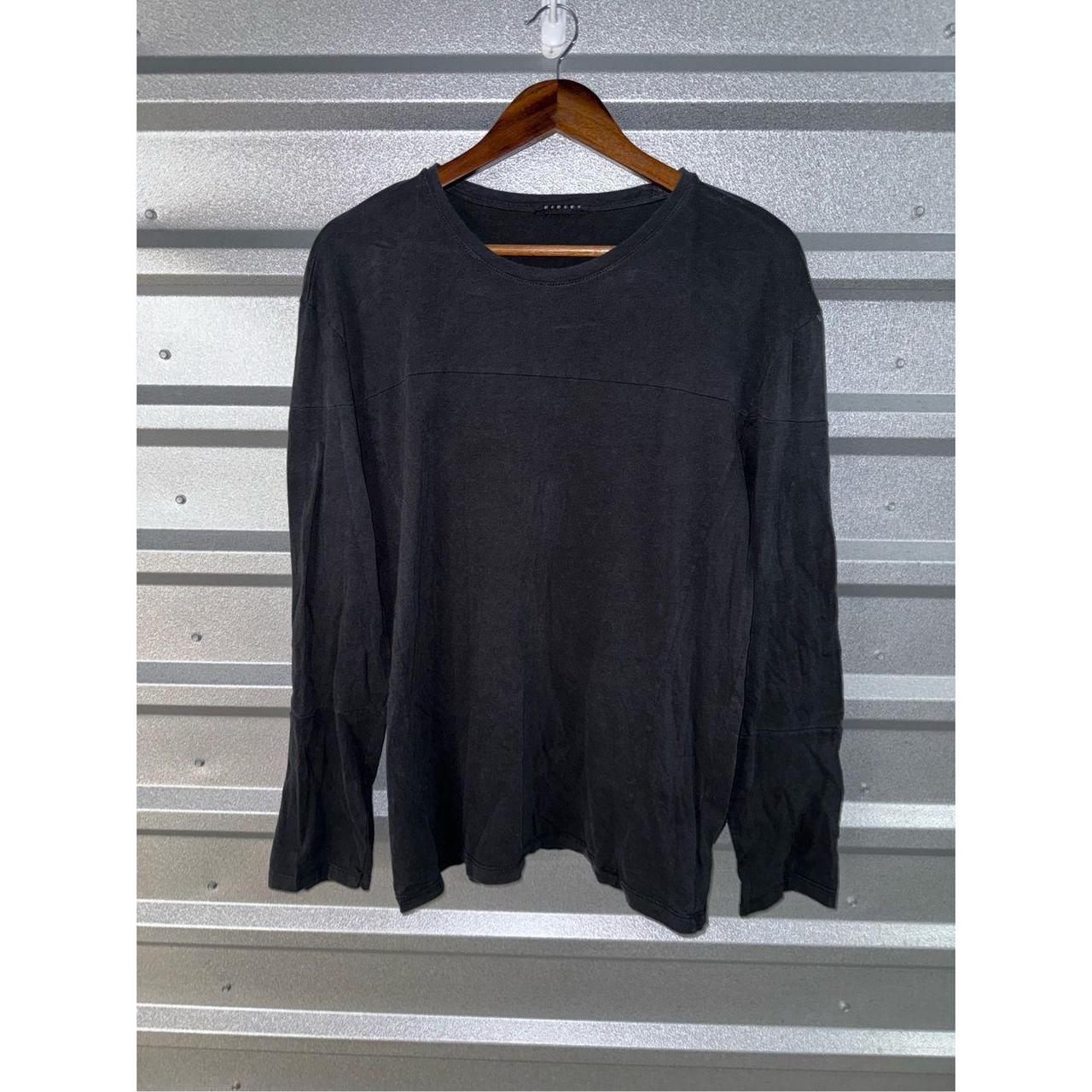 Sisley Paris L/S Black Basic T Shirt Size L Brand:... - Depop