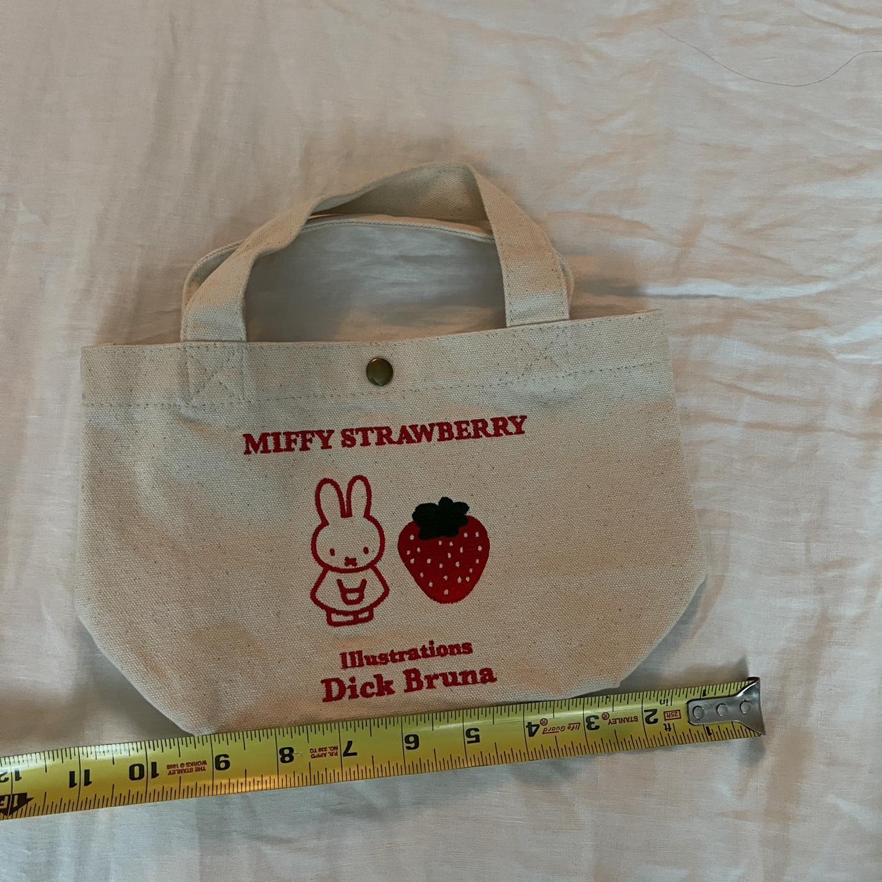 Strawberry coquette cottagecore kawaii miffy bunny... | Depop