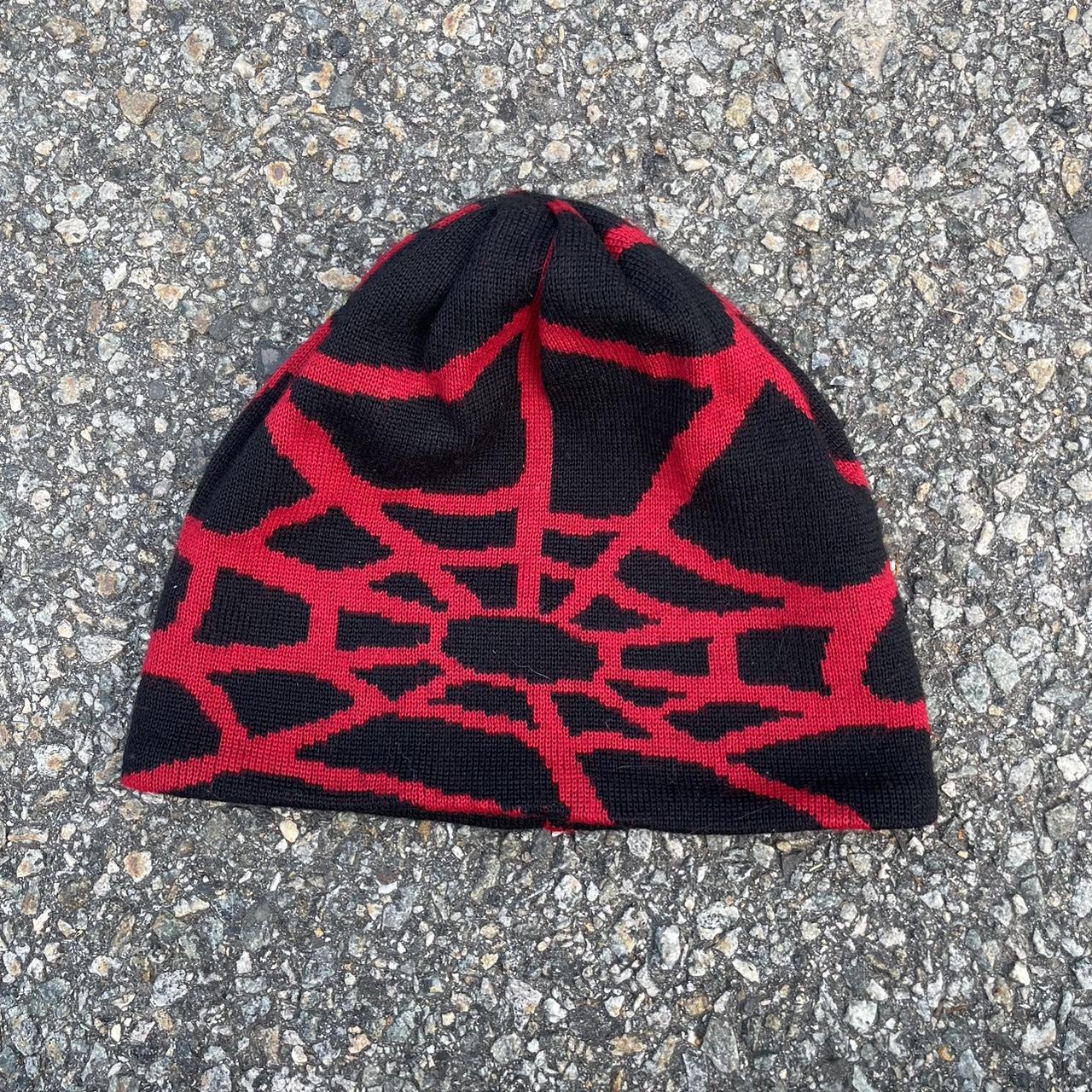 Spyder Web hat red Great condition Good quality... - Depop