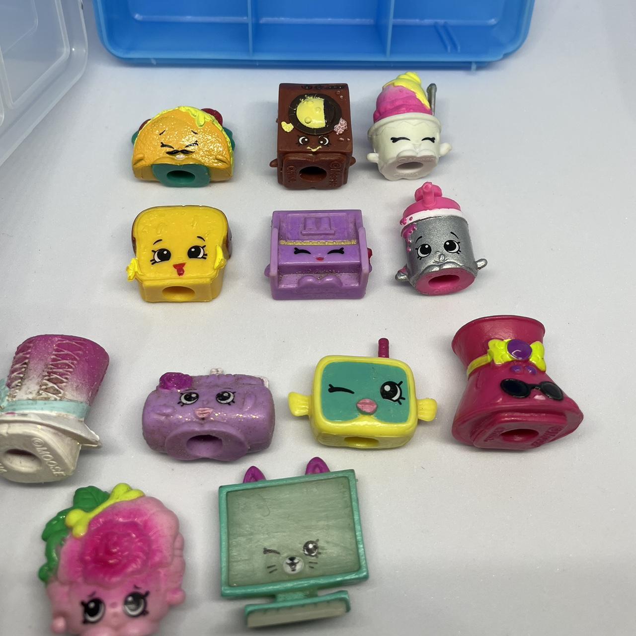Shopkins Lot #2 12 pieces total with blue carrying... - Depop
