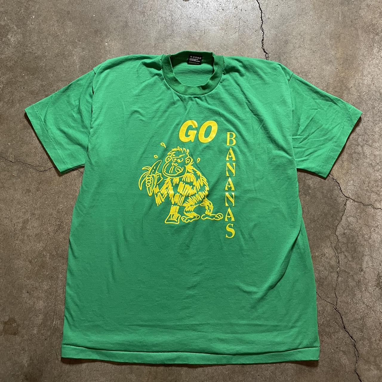 Vintage Funny Monkey Shirt Single Dingle Made in... - Depop