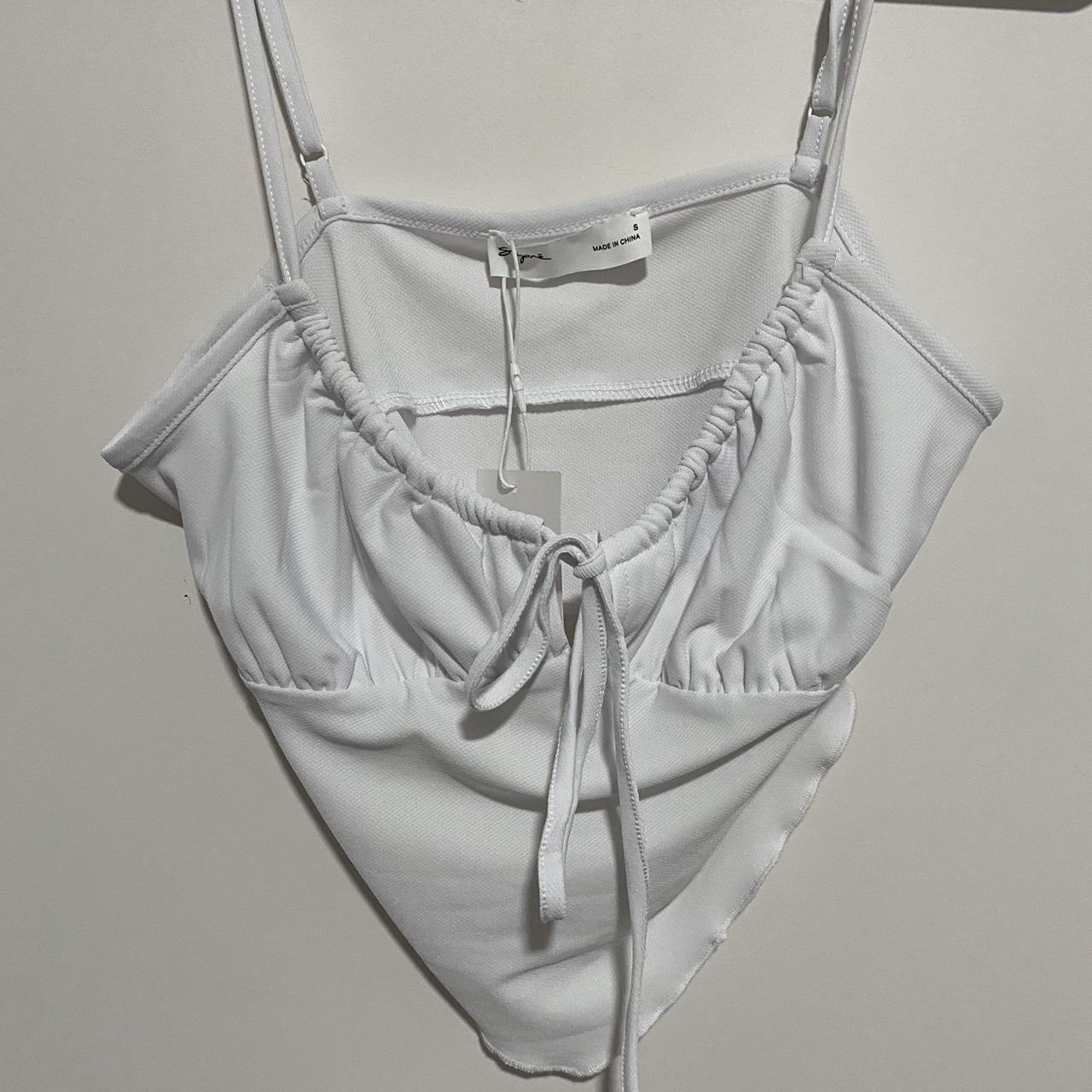 Supre tie up top size S Brand new with tags Paid... - Depop