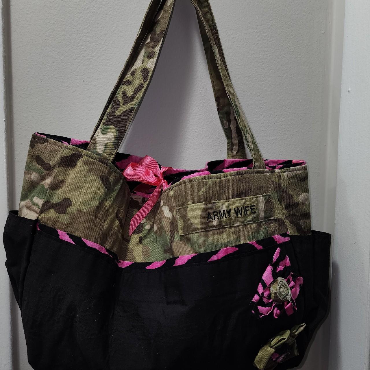 Pink Zebra Multicam Army camouflage purse. #multicam... - Depop
