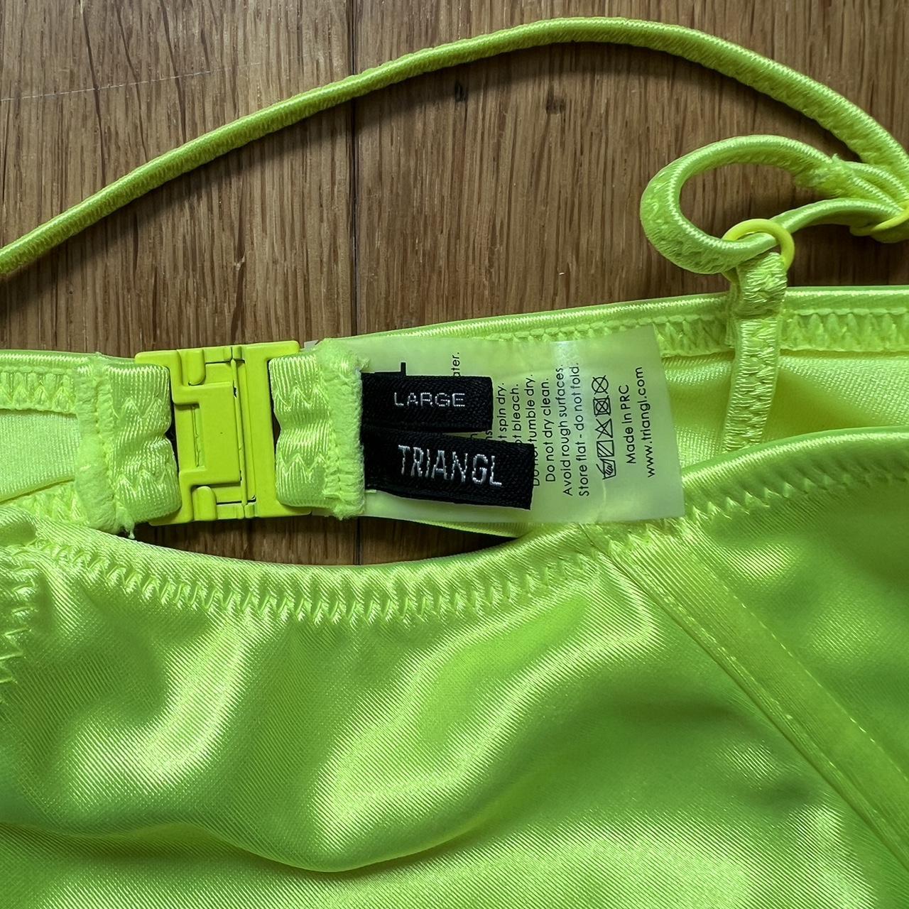 Triangl Women's Yellow Bikinis-and-tankini-sets | Depop