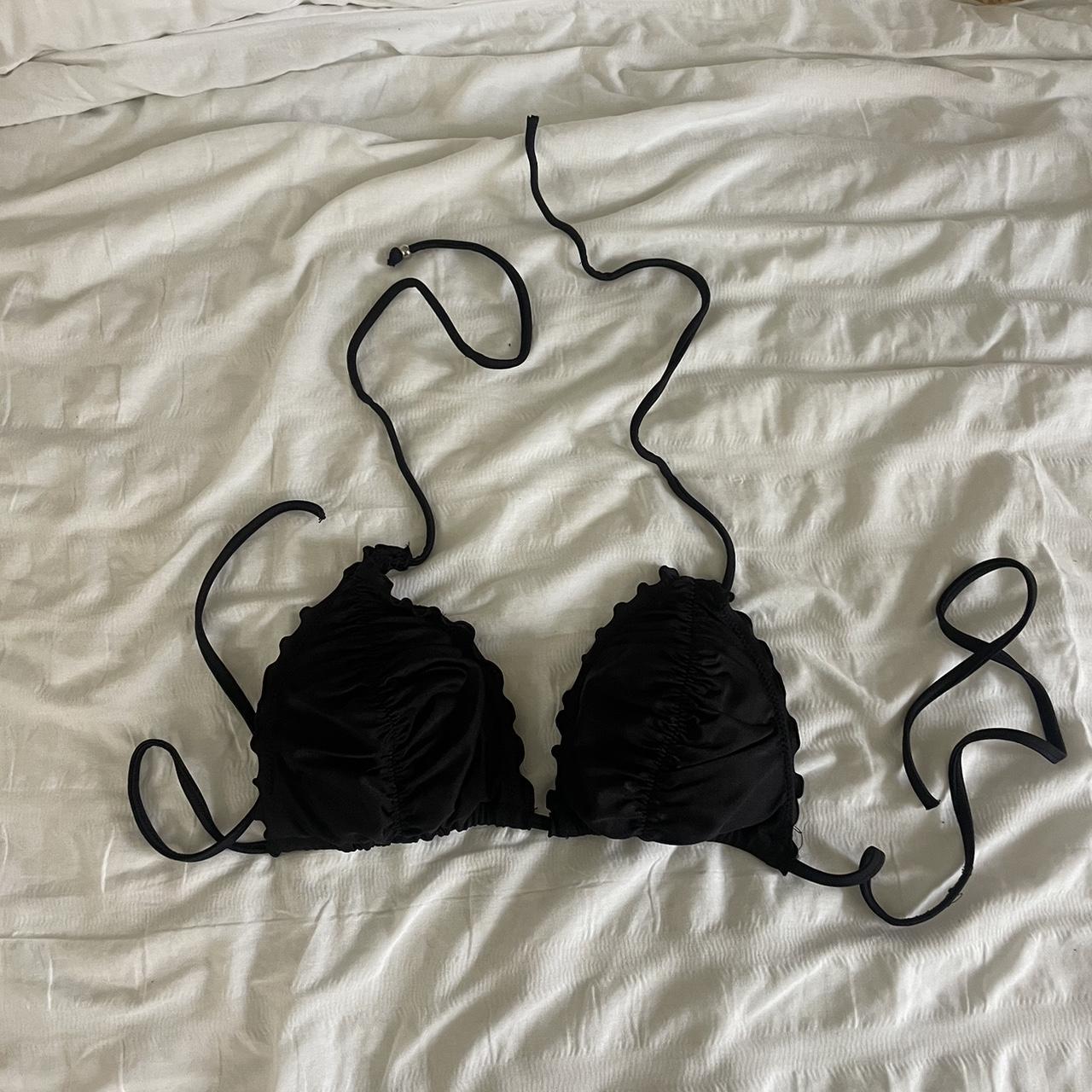 black seafolly binki top worn a few times hasn’t... - Depop