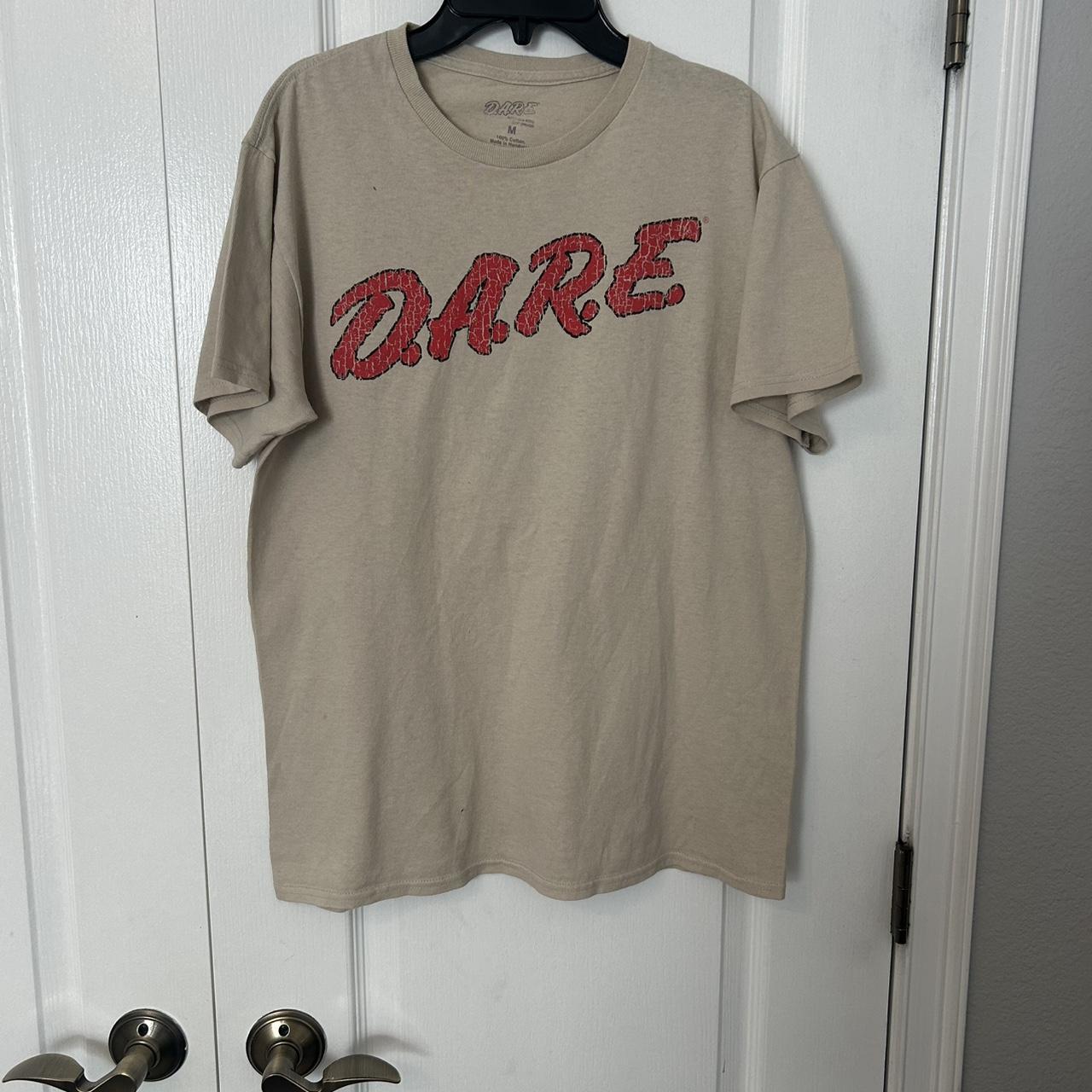 Dare shirt Keeping kids off drugs shirt Men size... - Depop