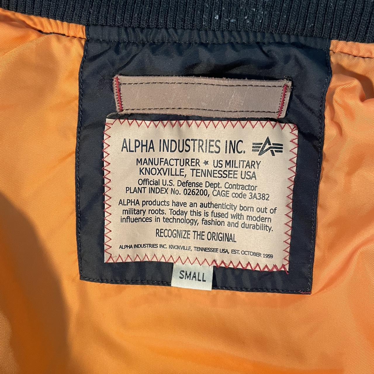 Alpha Industries // Black Bomber Jacket // Small A... - Depop