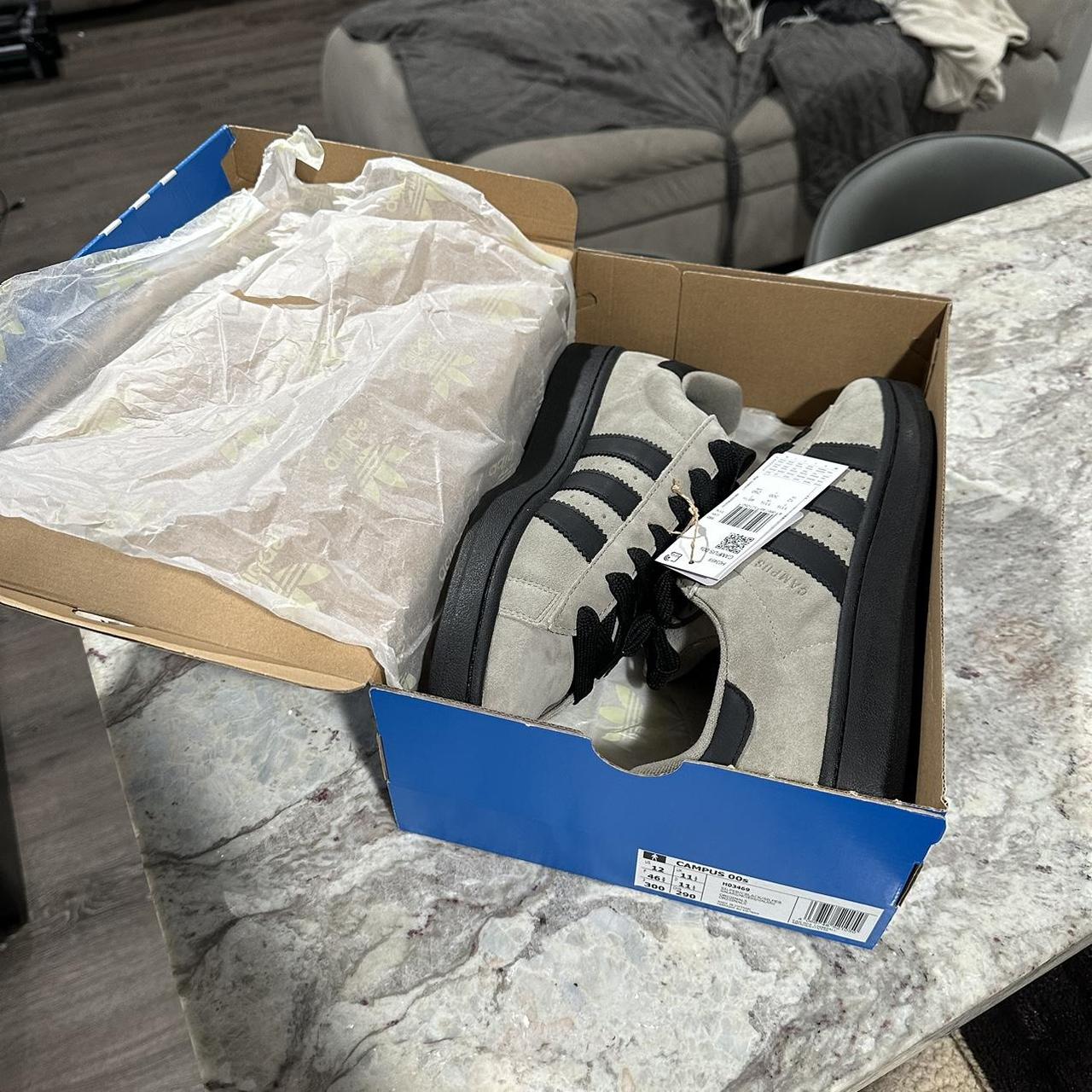 Adidas Campus 00s in silver pebble colorway. Brand... - Depop