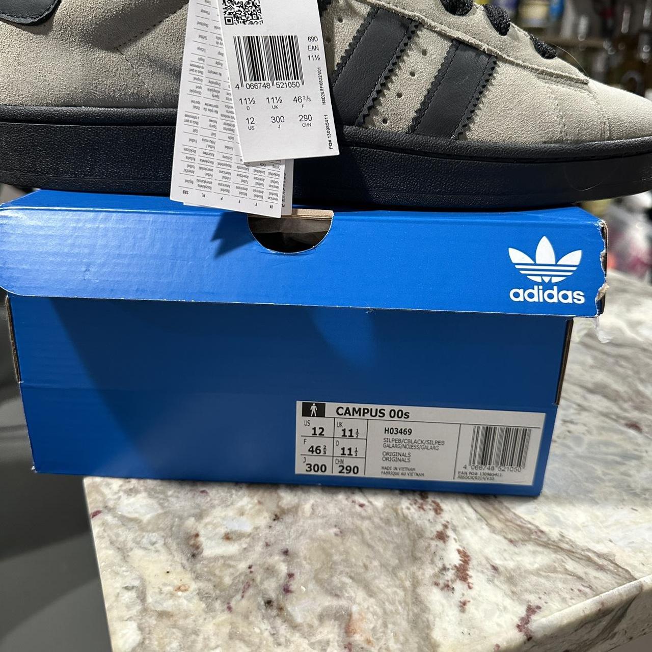 Adidas Campus 00s in silver pebble colorway. Brand... - Depop