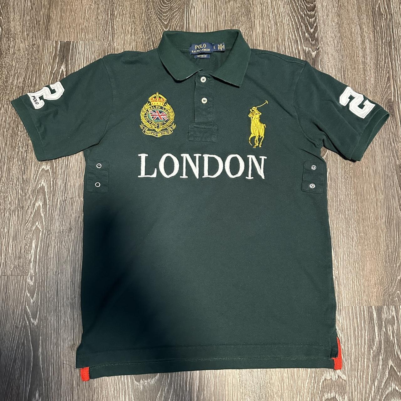 Vintage Ralph Lauren Chief Keef London Polo Size:... - Depop