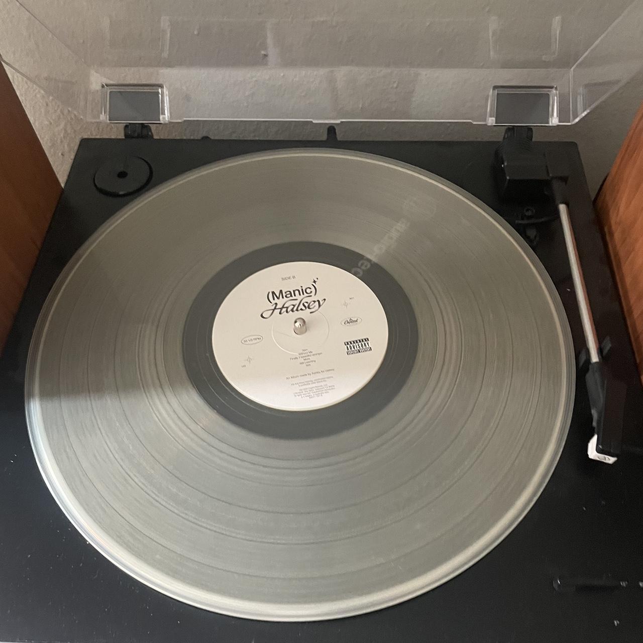 Manic by Halsey vinyl record this is the MILKY CLEAR... - Depop