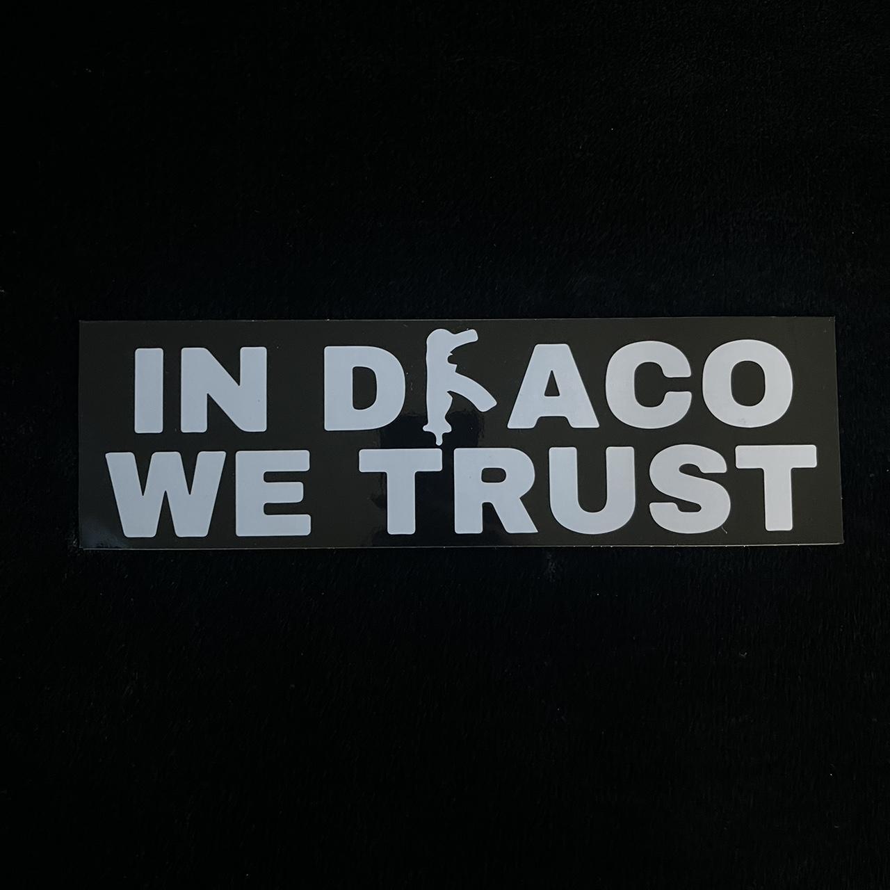 In Draco we trust bumper sticker 🔥 Size: Length... - Depop