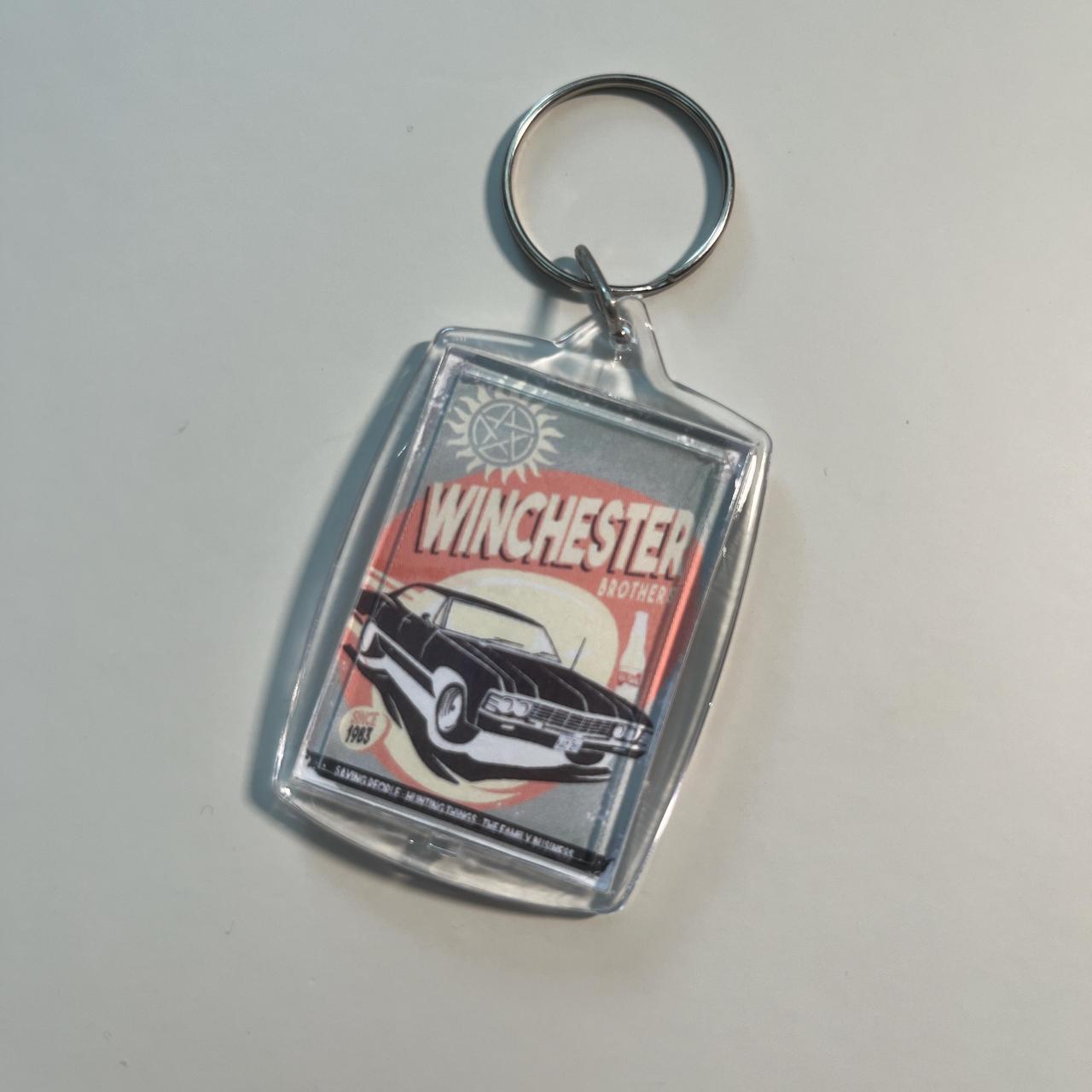 Winchester Family keychain, Supernatural CW... - Depop