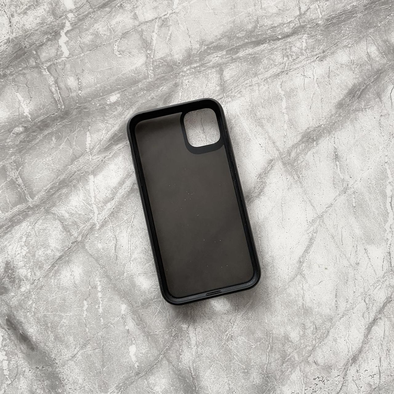 IPHONE 11 MATTE BLACK SEMI-TRANSPARENT CASE this... - Depop