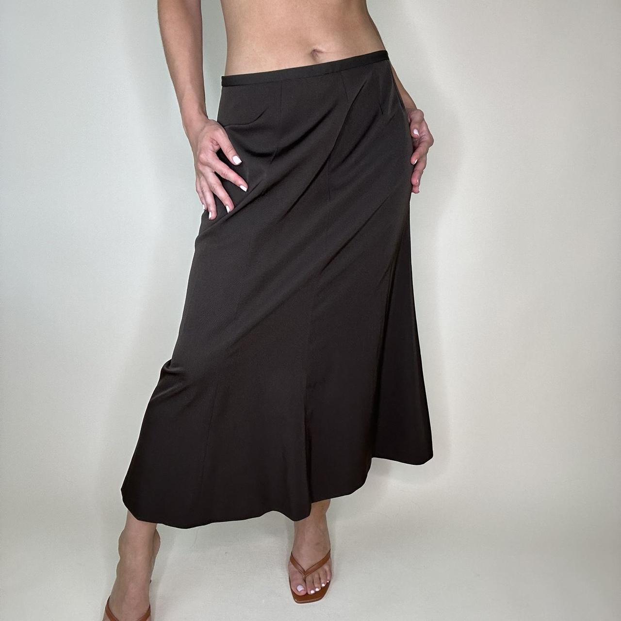 Brand: Harvé Benard by Bernard Holtzman Brown skirt... - Depop